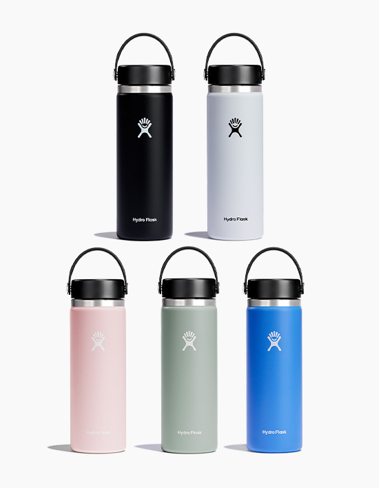 [하이드로 플라스크] 와이드 플렉스캡 텀블러보틀 20온즈 591ml 5종 (택1) - 마켓컬리