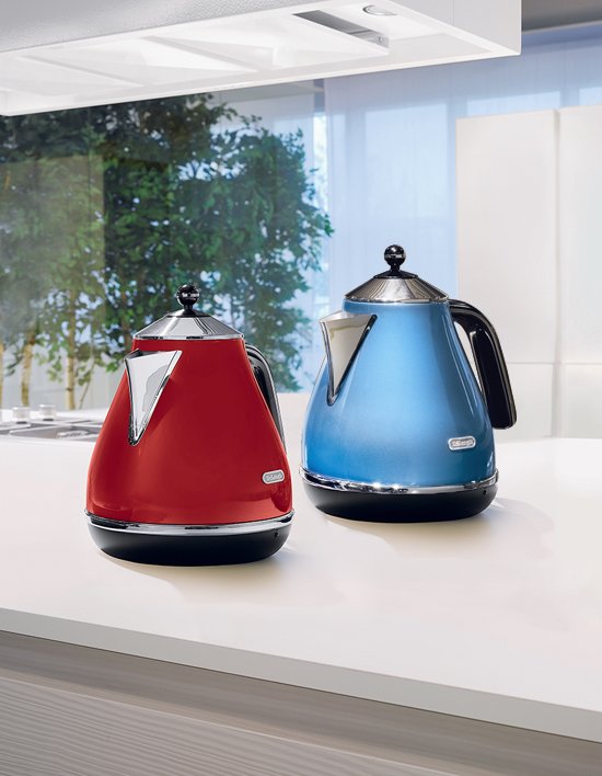 [드롱기] 아이코나 클래식 전기주전자 KBO2001 (블루/레드) - 마켓컬리