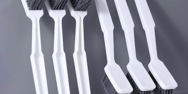 [모나코올리브] 틈새 구석 블랙모 V컷팅 청소솔 브러쉬 (6개입) - 마켓컬리