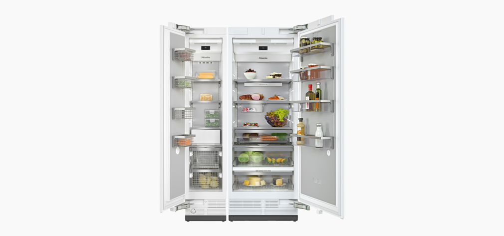 [Miele 본사] 밀레 마스터쿨 프리미엄 빌트인 냉장냉동고 K 2801 Vi+F 2411 - 마켓컬리